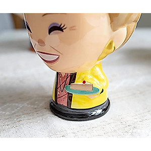 YuanKanJu Cupful of Cute The Golden Girls Blanche 16-Ounce Ceramic Mug | Tumbler Cocktail Glasses, Margarita Cup Drinkware For Home Barware Set | Official TV Show Comedy Collectible