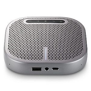 ViewSonic VB-AUD-201 Portable Wireless Conference Speakerphone with 360 Omnidirectional Sound Pickup, Reverse Charging, Bluetooth 5.0, Noise Cancellation for Home Office and Remote Meetings
