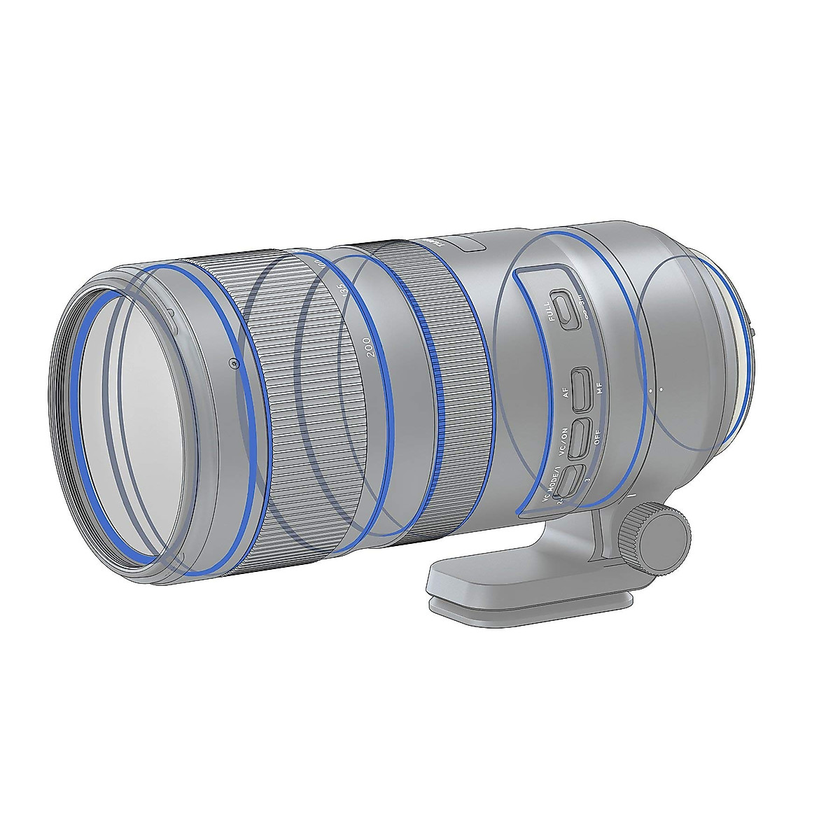 Tamron SP 70-200mm F/2.8 Di VC G2 for Nikon FX Digital SLR Camera (Renewed)