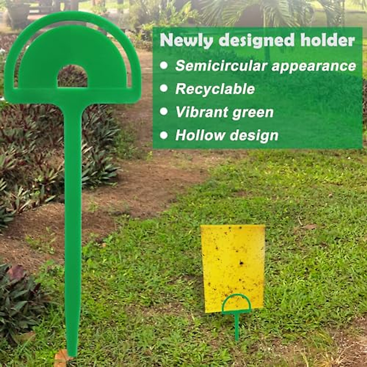 20 Sheets Sticky Fly Traps, Dual-Sided, for Flying Insect, Indoor and Outdoor, 8x6 Inch, Yellow