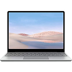Microsoft Surface Laptop Go 12.4" Intel i5-1035G1 4GB RAM,64GB eMMC Touchscreen Win 10 Pro with 11 Pro Upgrade Bundle with 2 YR CPS Enhanced Protection Pack