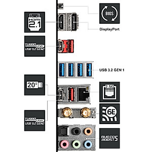 MSI PRO X670-P WiFi ProSeries Motherboard (AMD AM5, DDR5, PCIe 4.0, SATA 6Gb/s, M.2, USB 3.2 Gen 2, Wi-Fi 6E, HDMI/DP, ATX)