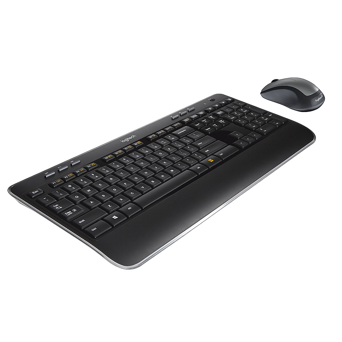 Logitech MK520 Wireless Keyboard and Mouse Combo — Keyboard and Mouse, Long Battery Life, Secure 2.4GHz Connectivity