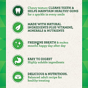 Greenies Teenie Natural Dental Care Dog Treats, 36 oz. Variety Pack, 3 Packs of 12 oz. Treats