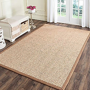 SAFAVIEH Natural Fiber Collection 9' x 12' Natural NF525B Premium Sisal Area Rug