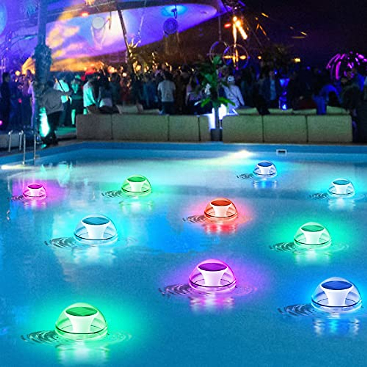 Floating Pool Lights - RGB Color Changing Waterproof LED Balls