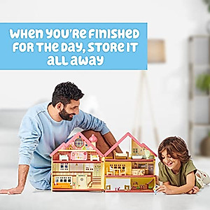 Bluey Ultimate Lights & Sounds Playhouse with Two posable Figures and Accessories | Heeler Home