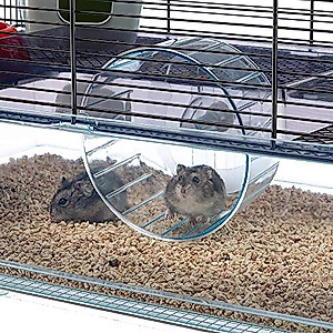 Favola Large Hamster Cage Includes Free Water Bottle, Exercise Wheel, Food Dish & Hamster Hide-Out Measures 23.6L x 14.4W x 11.8H-Inches & Includes 1-Year Manufacturer's Warranty