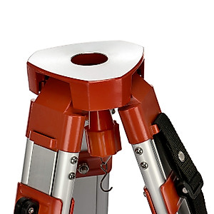 AdirPro 14-Foot Aluminum Grade Rod & AdirPro Aluminum Tripod with Quick Clamp (Orange) Bundle