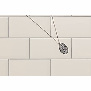 Silver LDS Christus Statue Pendant Necklace Inspirational Statue of Jesus Christ Necklace