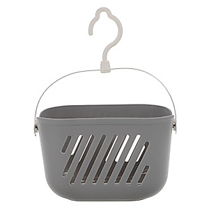 Cabilock Bathroom Hand Basket Bathroom Shower Basket Plastic Basket Organizer Hanging Storage Basket Bathroom Basket Shower Portable College Essentials Plastic Storage Basket with Handle