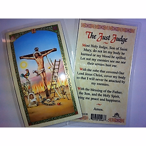 Holy Prayer Cards For the Just Judge in English