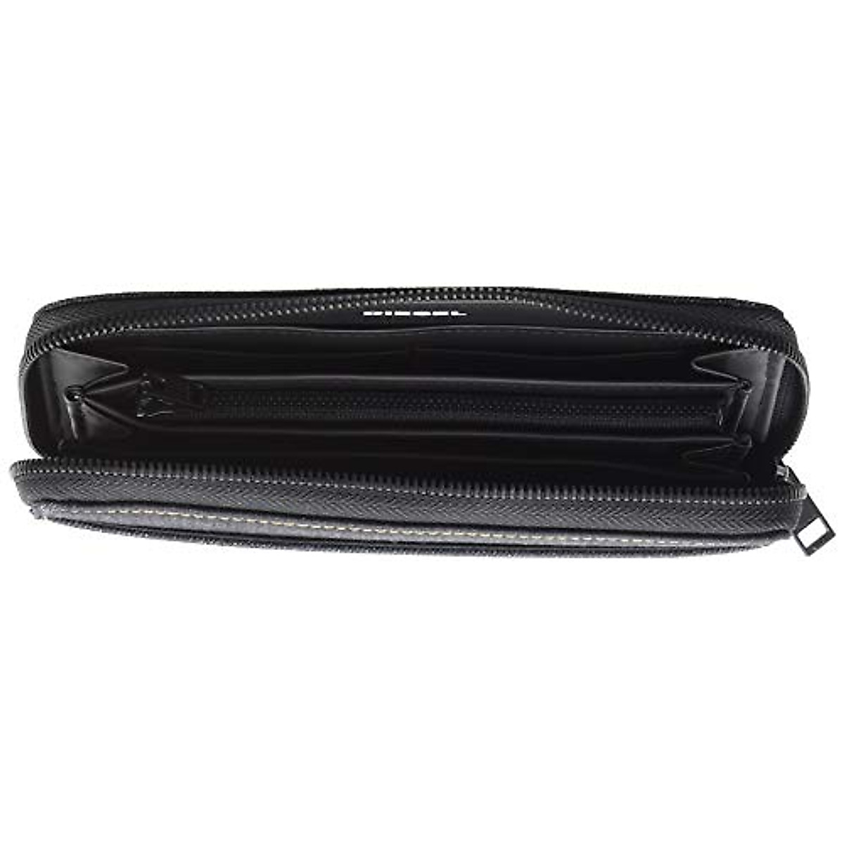 Diesel Men's SKOOLDWALLY 24 Zip-Wallet, Blue/Black, UNI