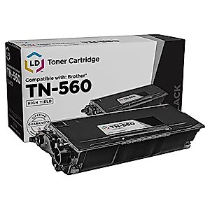 LD Compatible Toner Cartridge Replacement for Brother TN-560 High Yield (Black)