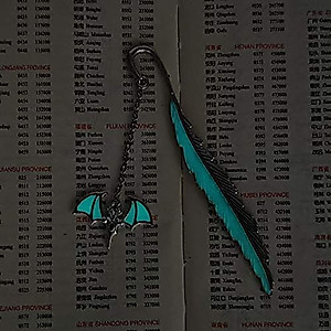 Gzrlyf Bat Bookmark Luminous Bookmarks Bat Gifts for Book Lover Bookworm Gifts Bat Lover Gifts (Luminous Bookmark)