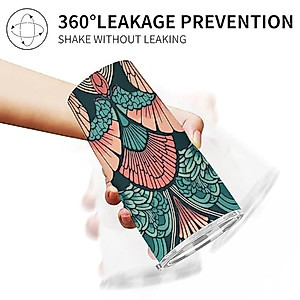 HaxigWcufx Stainless Steel Tumbler with Lid 20 Oz Acuum Insulated Tumbler Hand Drawn Fan Coffee Mug for Travel Reusable Car Cup Double Wall Insulated Cup for Coffee