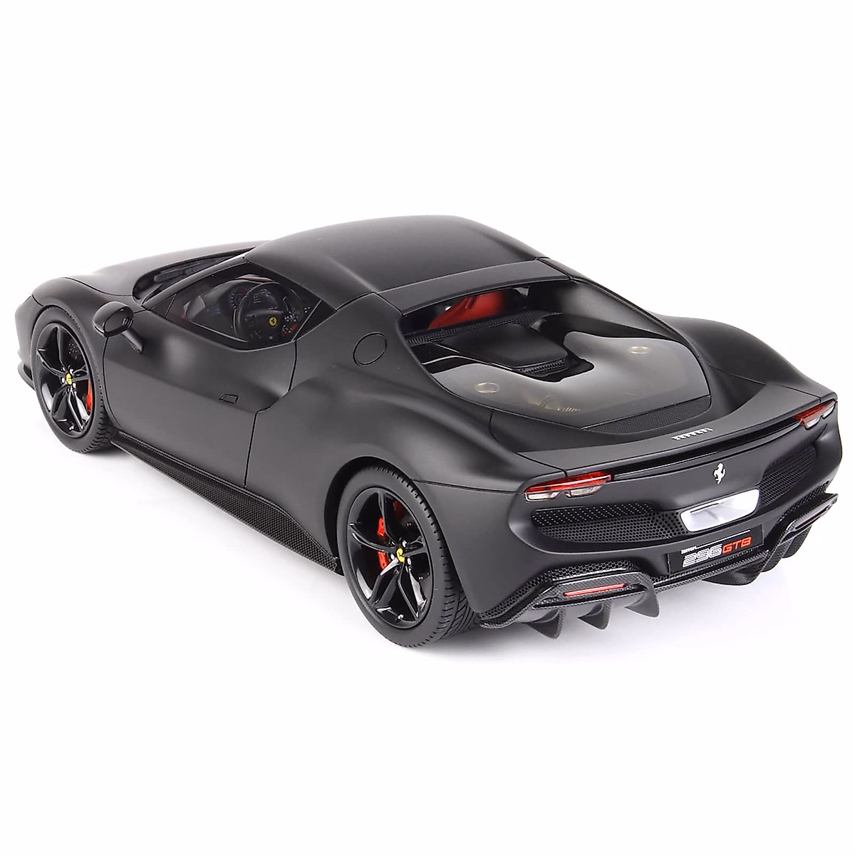 BBR 296 GTB Matt Black with Display CASE Limited Edition to 20 Pieces Worldwide 1/18 Model Car P18210 MB1