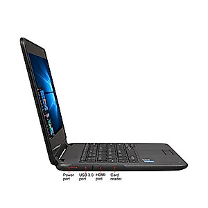 Lenovo N23 11.6-inch IPS Anti-Glare Touchscreen 2-in-1 Business Laptop, Intel Celeron N3060, 4GB RAM, 128GB Solid State Drive, Windows 10 Professional