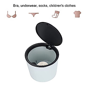 YEmirth 4.5 Litre Mini Lingerie Washer, Electric Cleaning Washer with Wash and Spin Cycles Function, Built in Drainage Basket, Non Slip Rubber Sole, for Dormitory Home Use