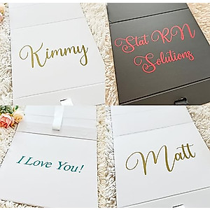 Bridesmaid proposal box/Custom gift box/Mothers Day Gift Box/Happy Birthday Box/Magnetic Lid/Ribbon finish/Valentines Day/Personalized present/gift/made in usa