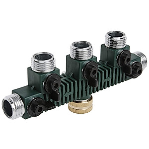 Orbit 62019 5-Way Zinc Hose Faucet Valve Manifold