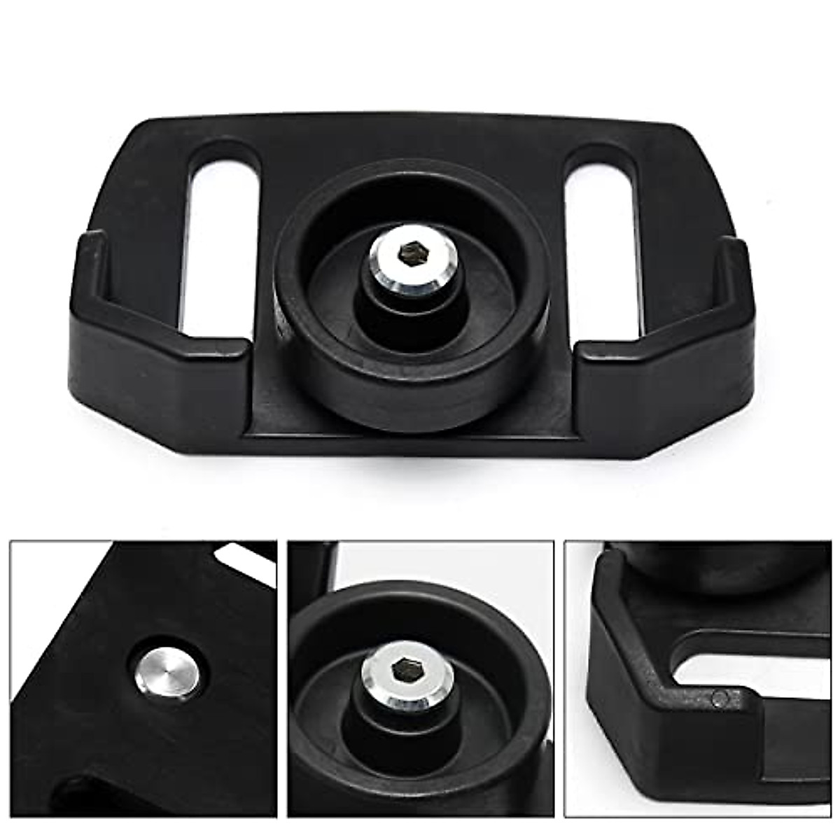 UOIENRT 490-241-0038 Universal Roller Wheel Skid Slide Shoes Replacement for MTD MTD Pro Troy-Bilt Yard Man Snow Blower (2 Pack)