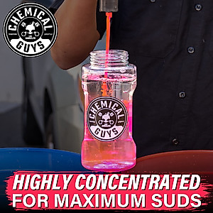 Chemical Guys CWS_101 Maxi-Suds II Foaming Car Wash Soap (Works with Foam Cannons, Foam Guns or Bucket Washes) Safe for Cars, Trucks, Motorcycles, RVs & More, 128 fl oz (1 Gallon), Cherry Scent
