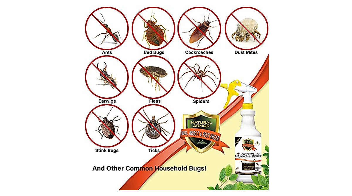 Natural Armor Pest Killer - Effective & Safe Indoor Outdoor Pest Control