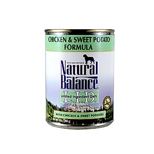 Natural Balance Limited Ingredient Diets Chicken & Sweet Potato Formula Canned Dog Food(Packaging may vary)