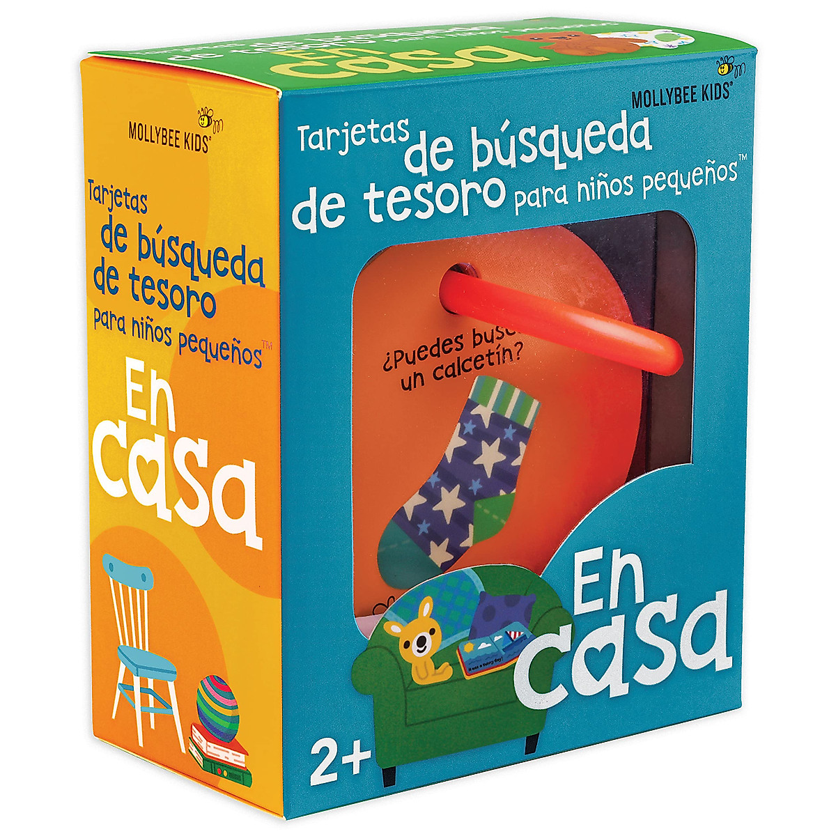 MOLLYBEE KIDS Toddler Scavenger Hunt Cards at Home (Spanish Edition) Tarjetas de busqueda de Tesoro para ninos pequenos En Casa