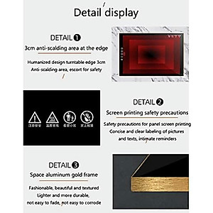 Electric Food Warmer Plate, Electric Warming Tray Food Warmer with Adjustable Temperature Control Warming Serving Tray Food Hot Plates Warmer Hot Plate Keep Food Warm for Buffets Home Dinners