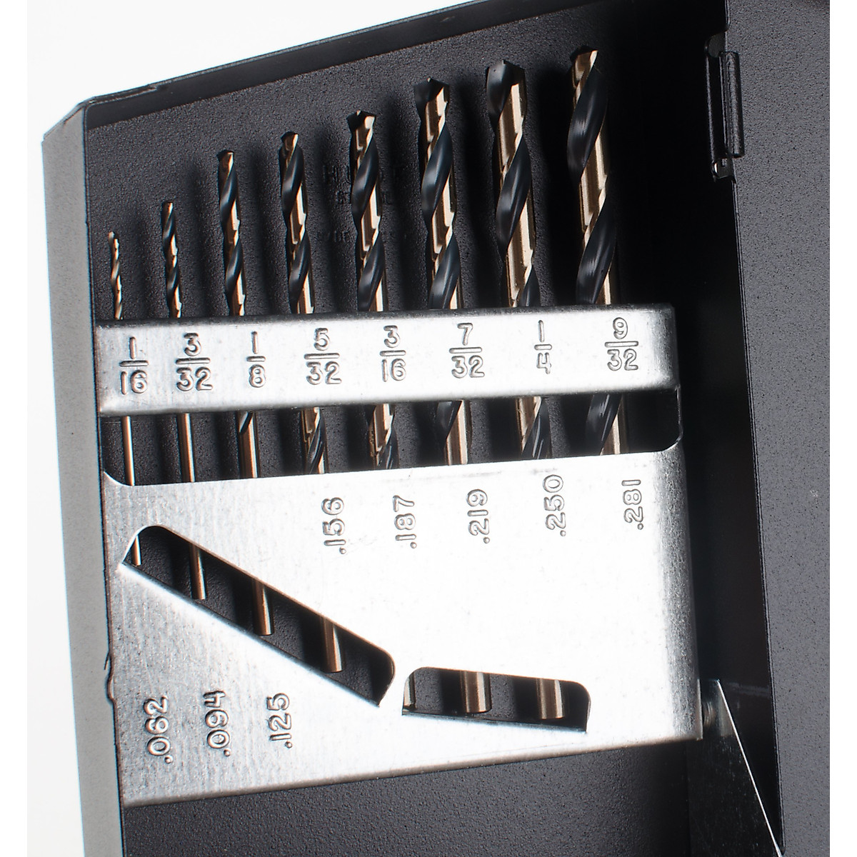 Norseman 15pc 1/16-1/2" Black & Gold Bit Set
