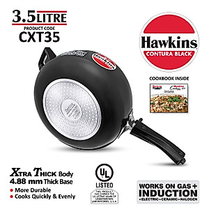 HAWKINS PRESSURE COOKER, 3.5 Liter, Silver