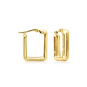 Ross-Simons 14kt Yellow Gold Small Square Hoop Earrings