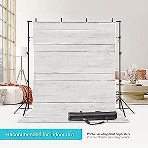 Julius Studio 10.1 ft. Extra Wide & 7.6 ft. Tall (122 x 91 inch) Backdrop Stand, Background Support Equipment, Great fit for 10 ft. Screens, Complete Accessory Kit for Photo Video Studio, JSAG283