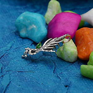 Shine Jewel KRISHNA FLUTE LEAF 925 Sterling Silver Religious Pendant