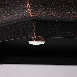 OKIDA Hex-Shaped Fire Pit Iron Brazier Wood Burning Coal Pit Bonfire Firebowl Stove Outdoor Metal Fireplace with Mesh Screen Cover Poker for Patio Backyard Garden Beach Camping Picnic 24in Bronze