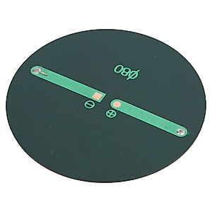 6V Solar Panel Waterproof Circular Solar Panel for Home Outdoor Use