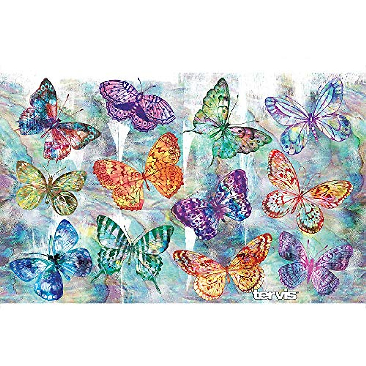 Tervis Butterfly Glow Triple Walled Insulated Tumbler Travel Cup Keeps Drinks Cold & Hot, 20oz Legacy, Stainless Steel