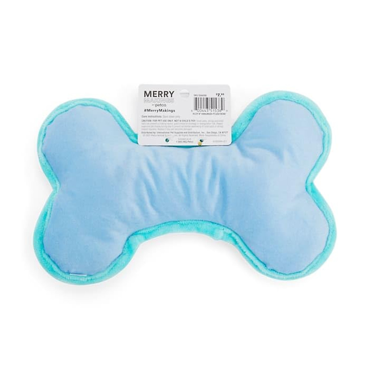 Merry Makings at Petco More and Merrier Plush Hanukkah Bone Dog Toy, Medium