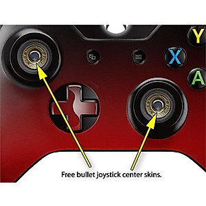 WraptorSkinz Decal Style Vinyl Skin Wrap compatible with XBOX One Original Wireless Controller Smooth Fades Red Black - (CONTROLLER NOT INCLUDED)