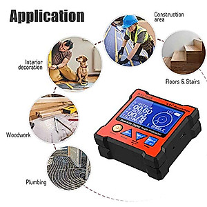 Digital Protractor DXL360S GYRO + Gravity 2 in 1 Digital LCD Protractor Inclinometer Dual Axis Level Box 0.01°Resolution
