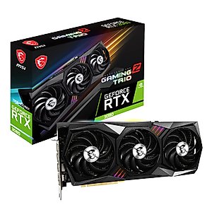 MSI Gaming GeForce RTX 3080 LHR 12GB GDRR6X 384-Bit HDMI/DP Nvlink Torx Fan 4 RGB Ampere Architecture OC Graphics Card (RTX 3080 Gaming Z Trio 12G LHR)