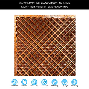 Tin-Look Ceiling Tiles Farmhouse Tin Ceiling Tiles for Cafe Club Salon Hotel Store Bar 2'x2' PL20 Archaic Copper 10pcs