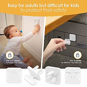 Seegar Baby Proofing Kit, 41 Packs Baby Safety Kit with Upgraded Cabinet Locks, Corner Guards and Outlet Covers-Babyproofing Your House