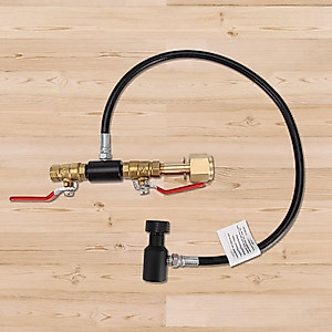 CO2 Cylinder Refill Station Filling Charging Adapter Tool Bottle CO2 Accessories for Soda Maker Home Machine(24 inch-G1/2),soda water parts