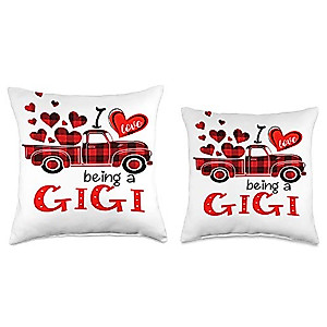 Throw pillows Grandmas I Love Being a Gigi Throw Pillow, 16x16, Multicolor