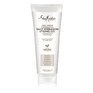 Shea Moisture 100 Percent Virgin Coconut Oil Daily Hydration Styling Gel for Unisex, 8 Ounce (Packaging may vary)