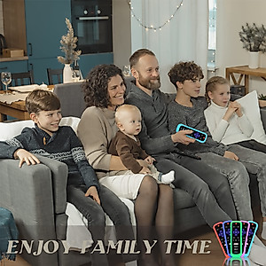 2 Pack Remote Cover for Roku TV Remote Control, Battery Cover for TCL Hisense Roku TV Steaming Stick 4k 4K+ Roku Voice Remote, Universal Silicone Sleeve Case with Glow in The Dark (Blue/Green 2pcs)