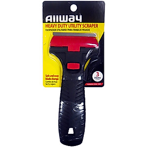 ALLWAY LUS Long Handle Utility Scraper with 3 Blades